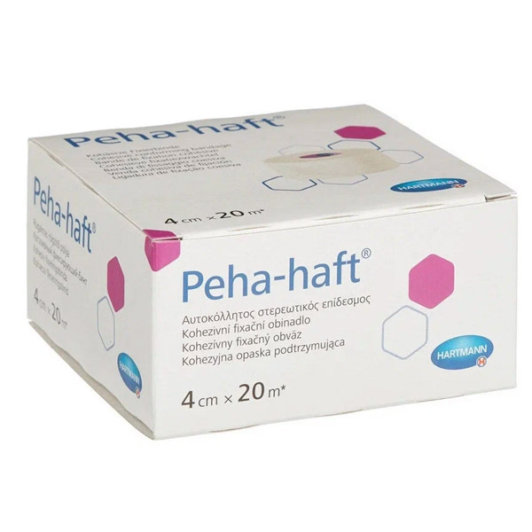 Peha-haft/ Пеха-хафт самофиксирующийся эластичный бинт; БЕЛЫЙ; 4 см х ...
